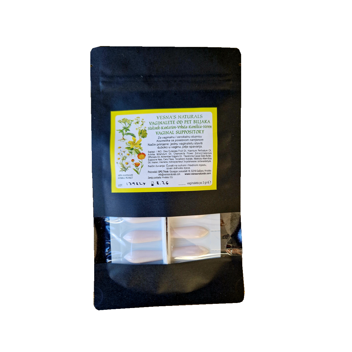 Vaginalete od 5 biljaka, 10kom - Vesna's Naturals